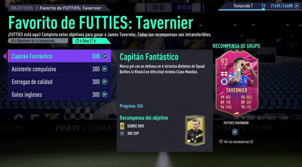 FIFA 21: guía para conseguir a Tavernier FUTTIES