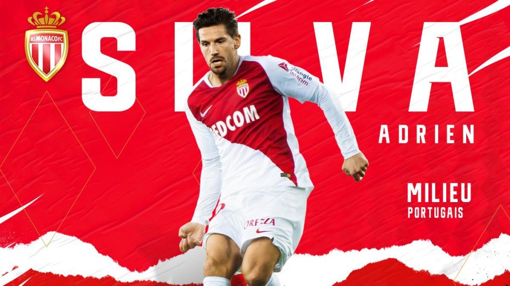 Adrien Silva, cedido al Mónaco