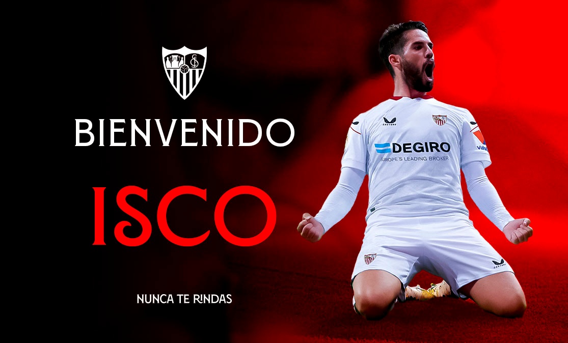 OFICIAL: el Sevilla confirma el fichaje de Isco, que firma hasta 2024