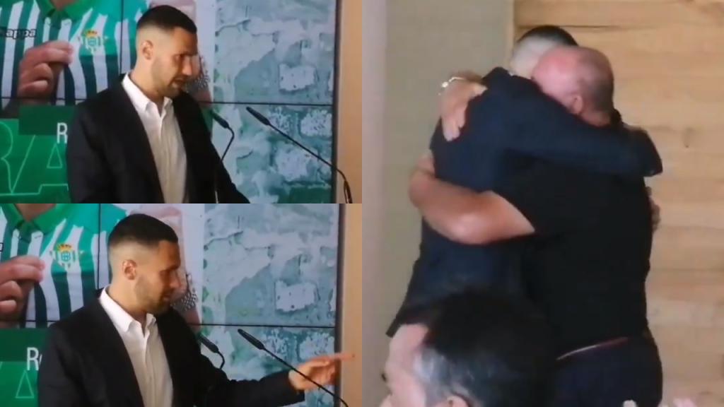Pedraza se desmoronó al acordarse de su padre