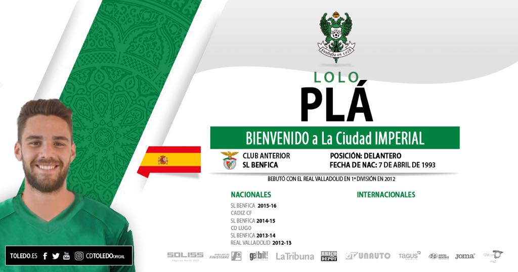 Lolo Pla, nuevo refuerzo del Toledo