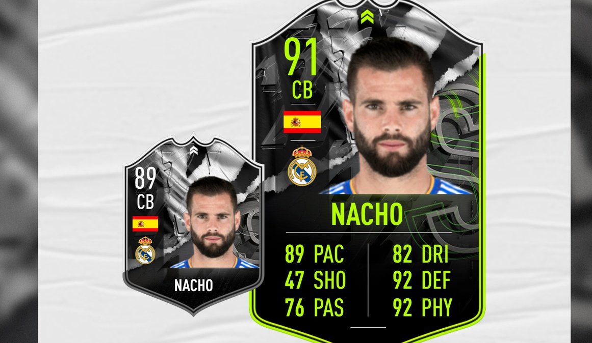 Así quedaría la carta Showdown de Nacho