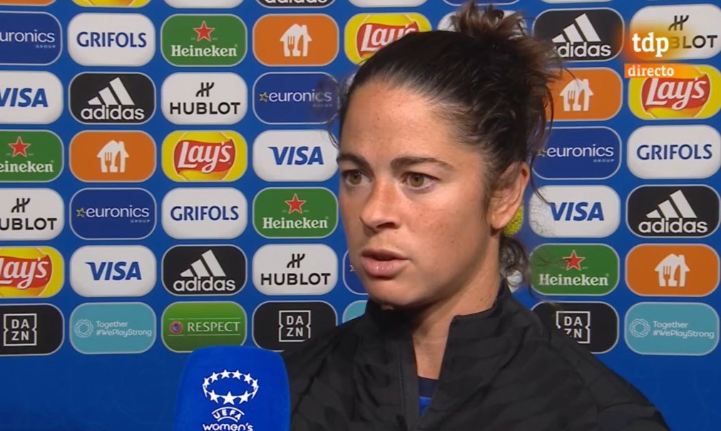 Marta Torrejón se mostró positiva pese a la derrota