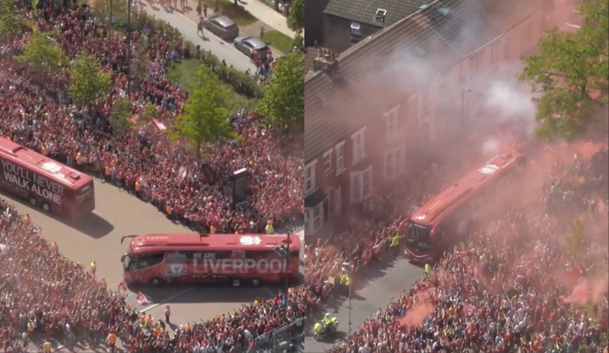 Klopp receives emotional farewell tribute from Liverpool fans
