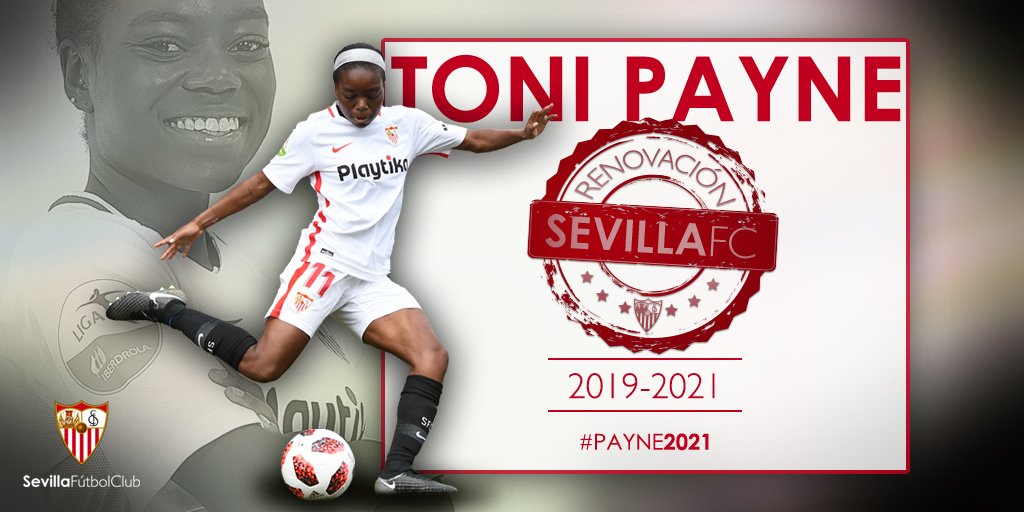 Toni Payne renueva con el Sevilla hasta 2021