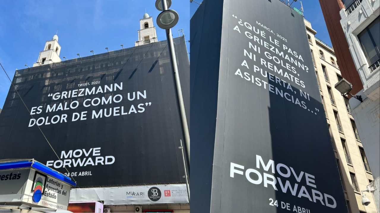 Curiosa campaña: "Griezmann es malo como un dolor de muelas"