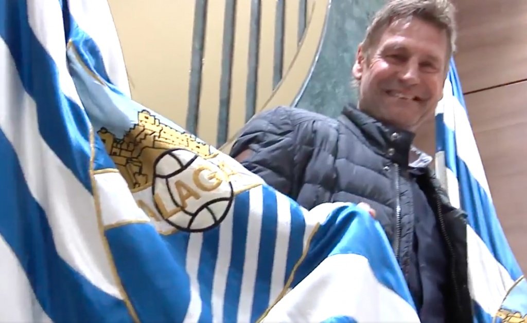 Lauridsen volvió a La Rosaleda casi 30 años después