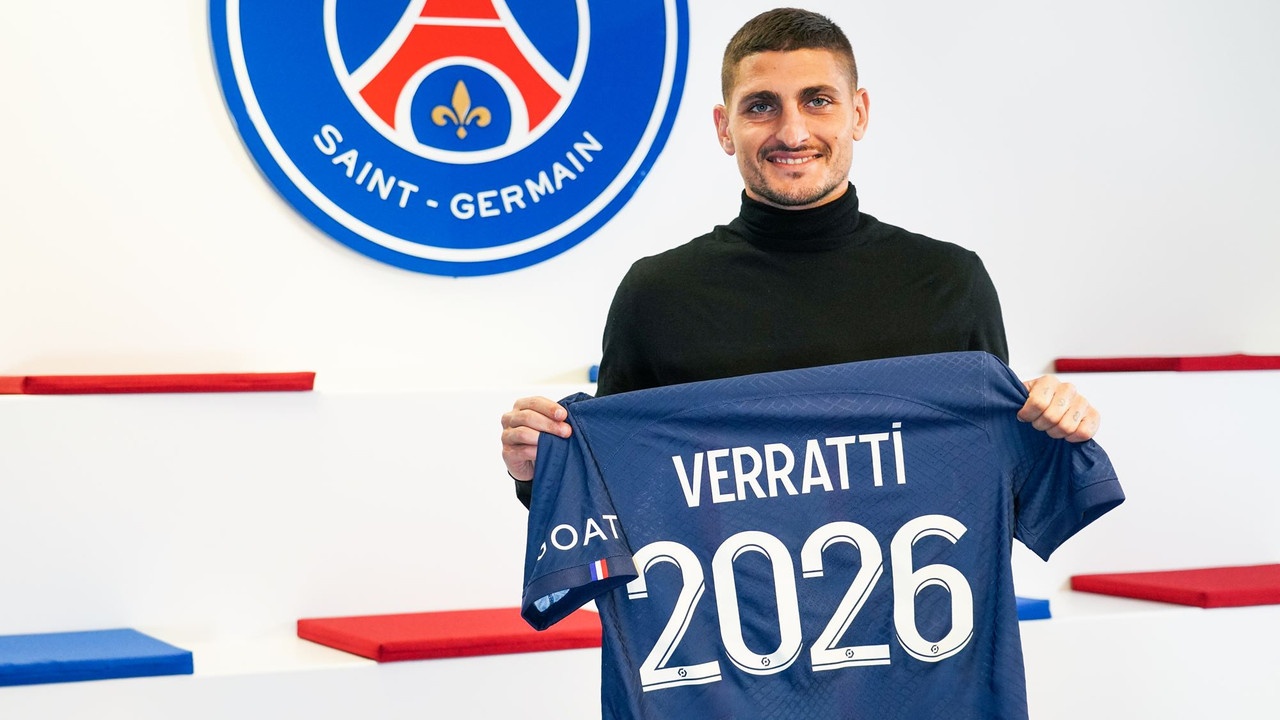 Continúa la leyenda: el PSG anunció la renovación de Marco Verratti