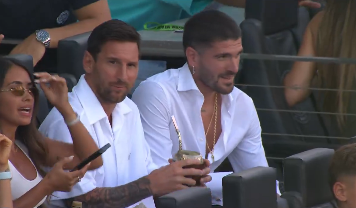 De Paul vio por primera vez al Inter Miami tomando mate con Messi