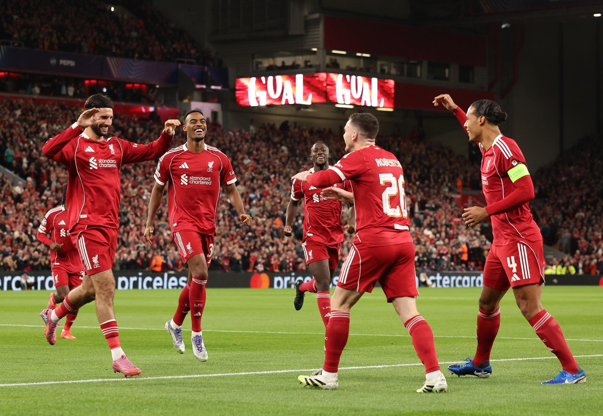 Van Dijk’s late header hands Liverpool dramatic win over Atletico