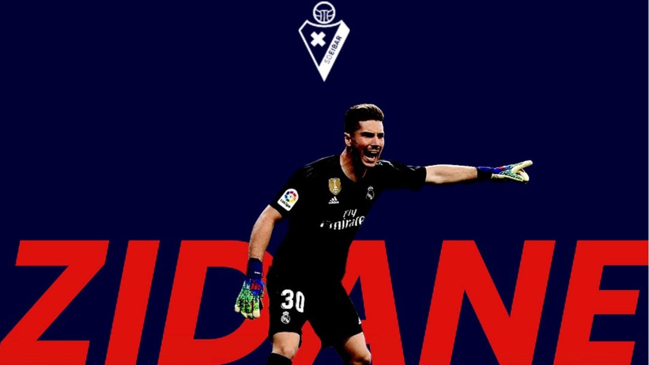 Luca Zidane, más competencia para la portería del Eibar