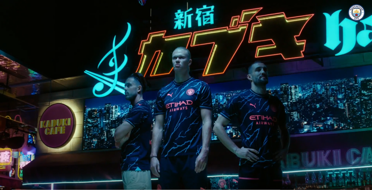VIDEO: Haaland and Grealish star as Manchester City launch third kit