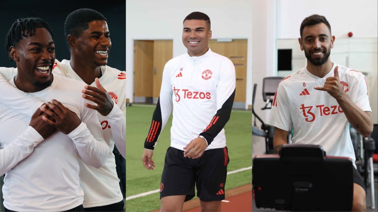 Man Utd welcome back internationals Rashford, Casemiro & Bruno Fernandes