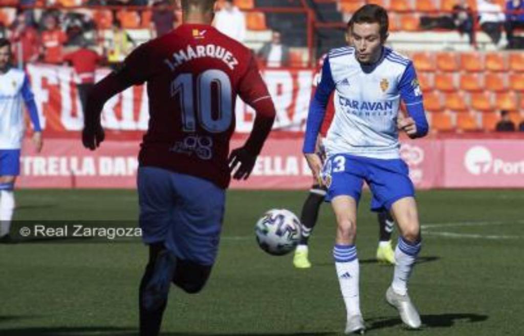 Marc Aguado y la ilusión de "jugar con La Romareda llena"