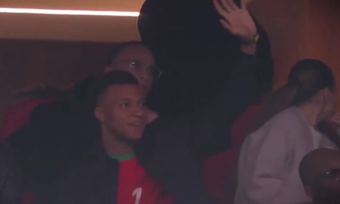 Real Madrid pair connected as Mbappe attends Morocco match