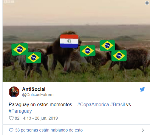 Los mejores 'memes' del Brasil-Paraguay