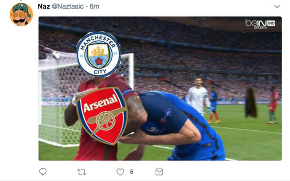 Los 'memes' más divertidos del Arsenal-City