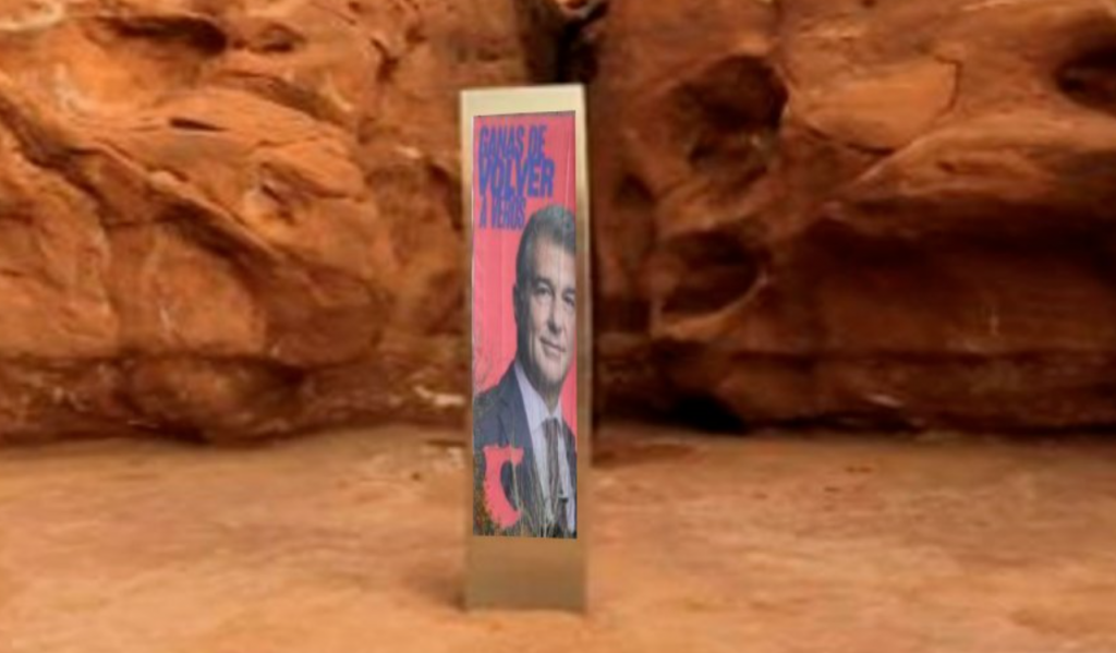 Los mejores memes del cartel de Laporta en Madrid