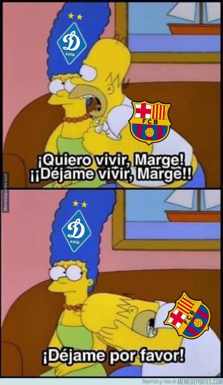 Los mejores memes del Dinamo de Kiev-Barcelona