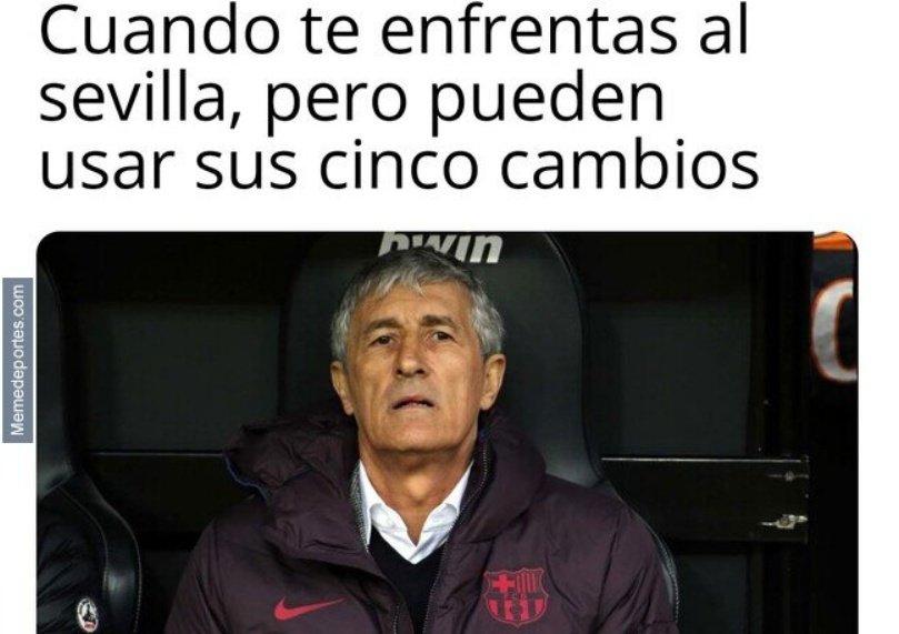Los mejores memes del Sevilla-Barça