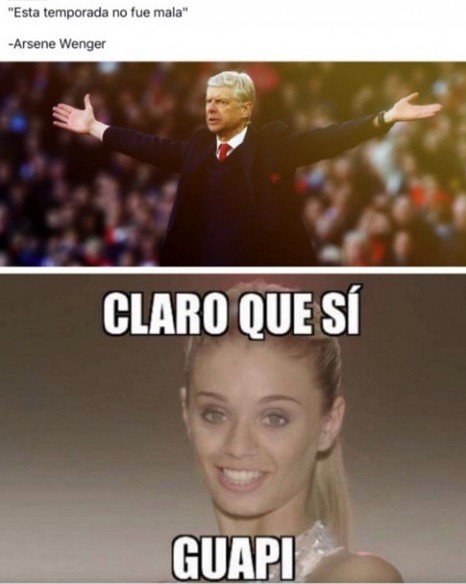 Los mejores 'memes' de la carrera de Wenger