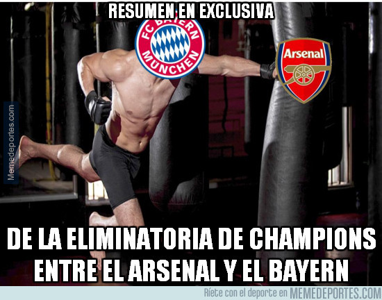 Los mejores 'memes' del Arsenal-Bayern