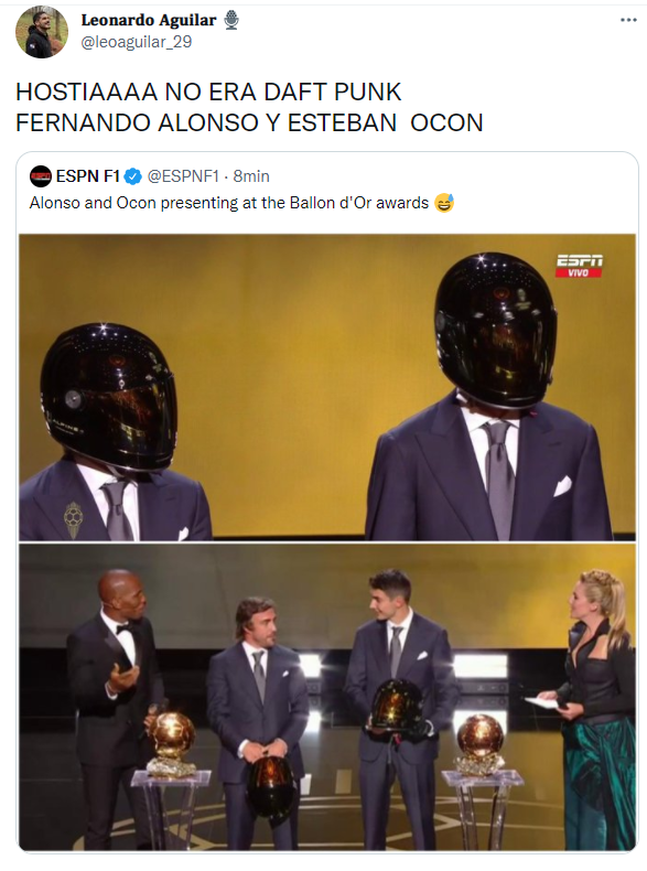 Los mejores memes de la gala del Balón de Oro 2021
