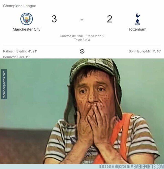 Los mejores 'memes' del City-Tottenham