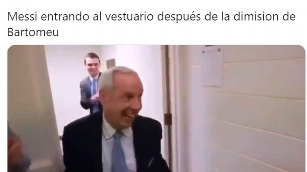 Los mejores memes de la dimisión de Bartomeu en el Barcelona