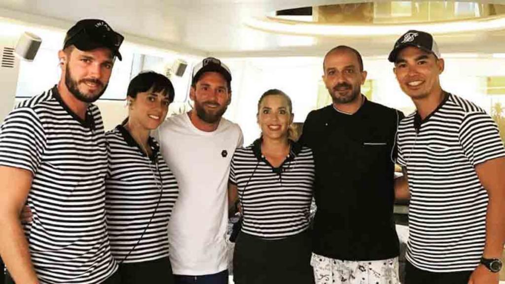 Messi también se apunta al 'paddle surf'