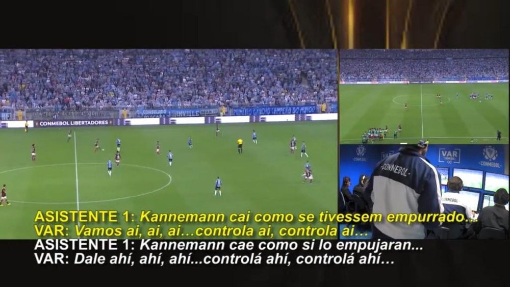 La Conmebol Divulga Los Audios Del Var En El Gremio Flamengo