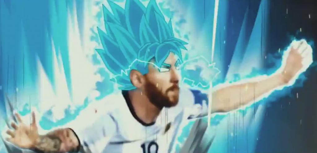 Leo Messi 'Super Saiyan'