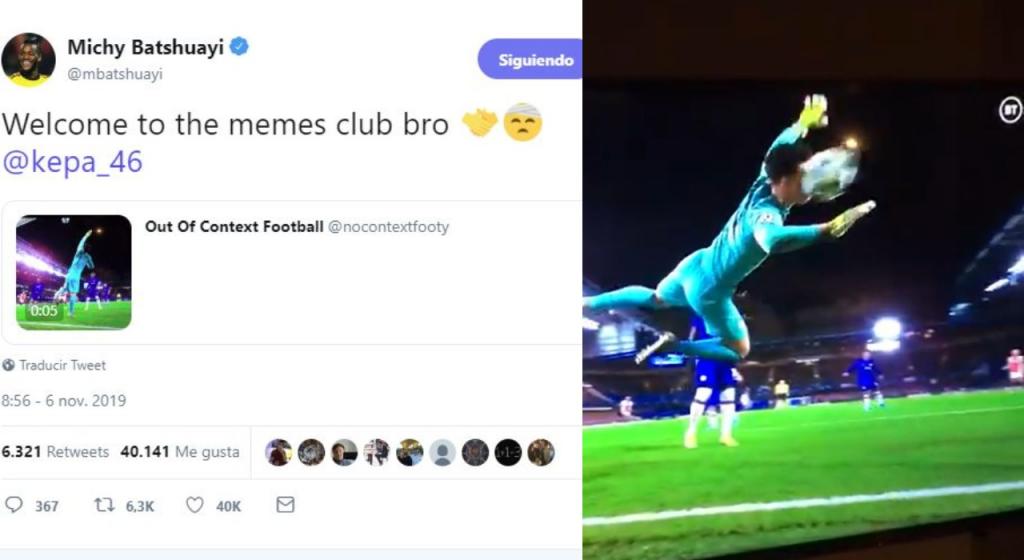 Batshuayi welcomes Kepa to "the memes club"
