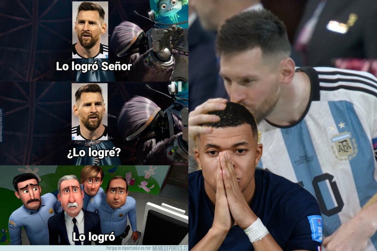 Los mejores memes de la final del Mundial entre Argentina y Francia