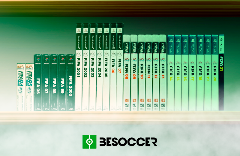 Estas son todas las portadas del FIFA desde 1994