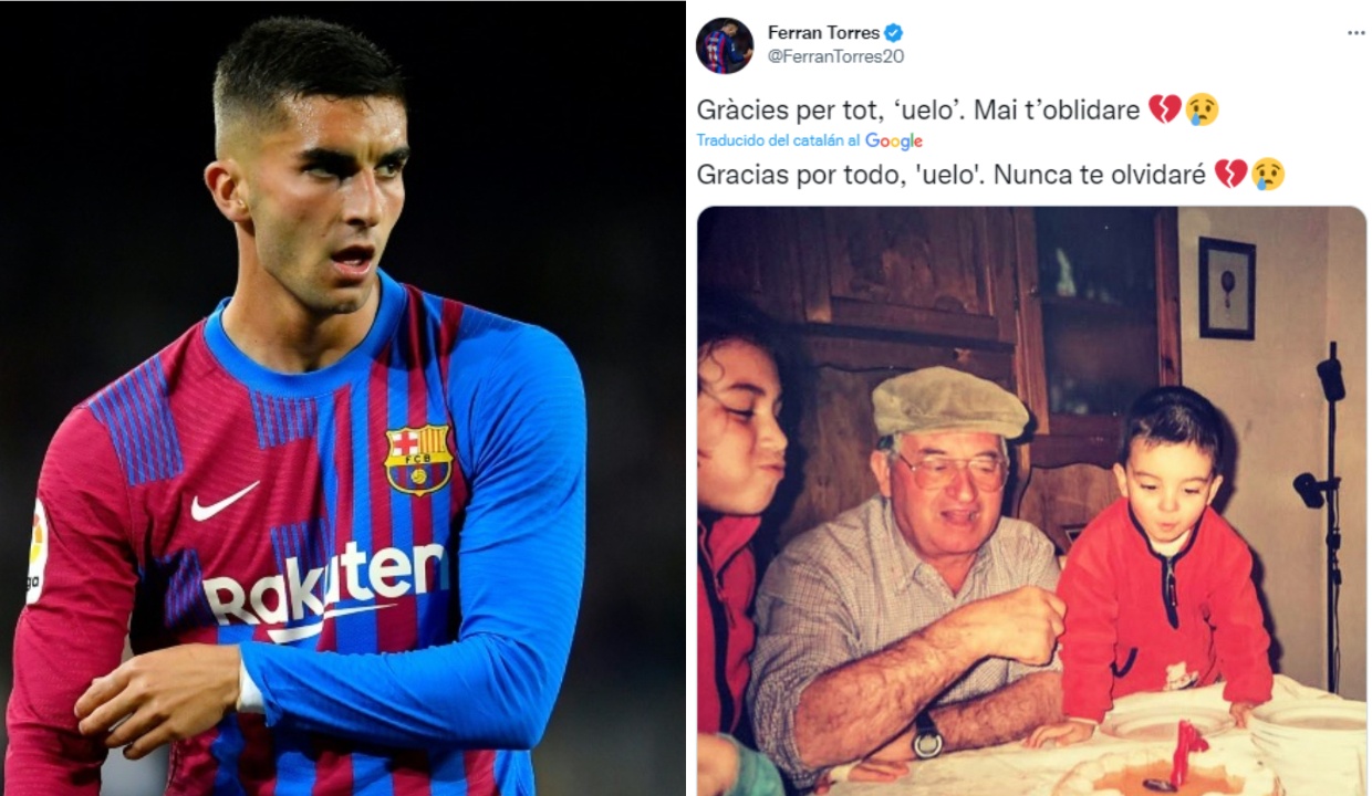 El emotivo mensaje de Ferran tras el fallecimiento de su abuelo