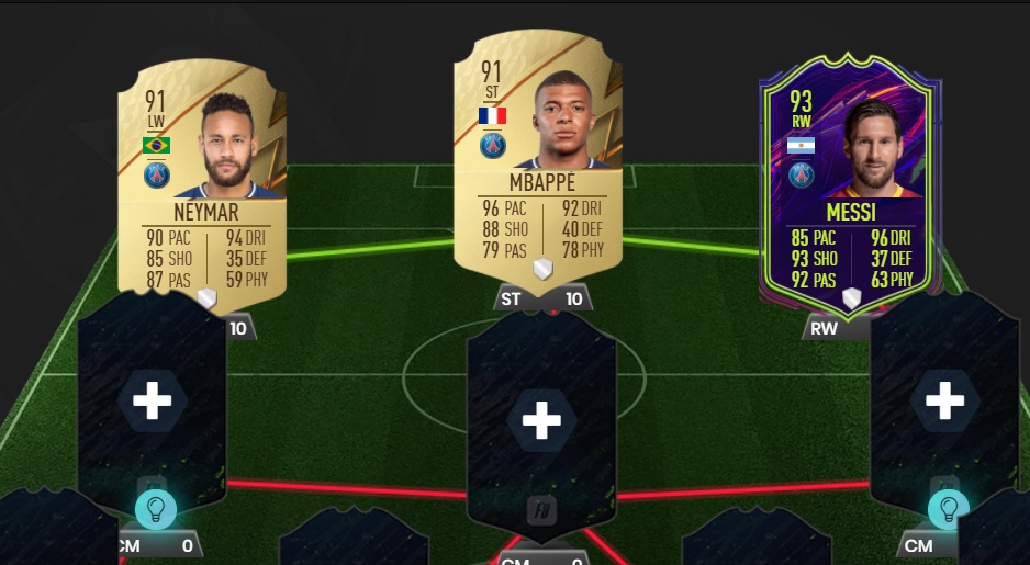 Neymar, Mbappé y Messi: el tridente letal que podríamos tener en FIFA 22