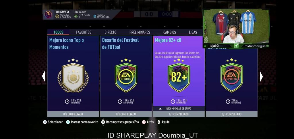 FIFA 21: 'Mejora 82+ x8'. ¿merece la pena? y solución a su SBC