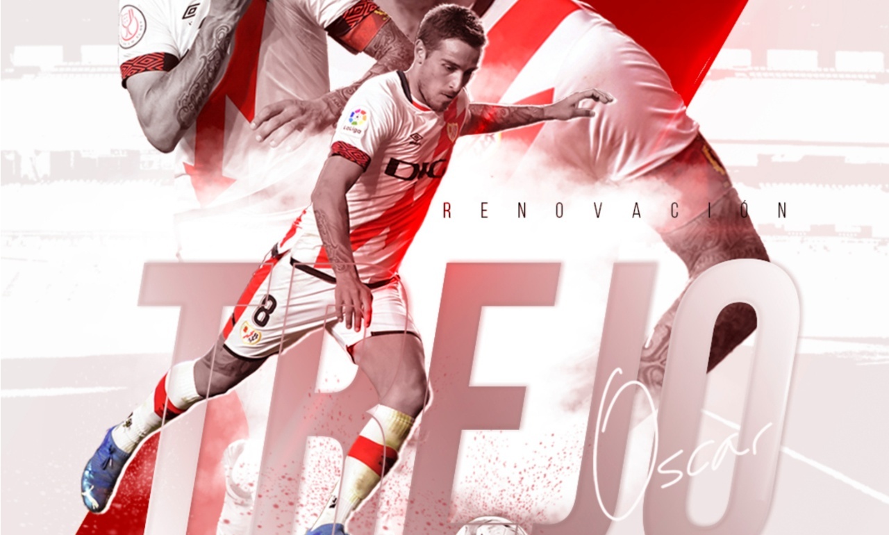 El Rayo Vallecano renueva a Óscar Trejo hasta 2024