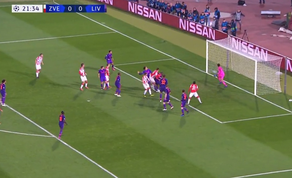 Pavkov shocked Liverpool and gave Red Star the lead