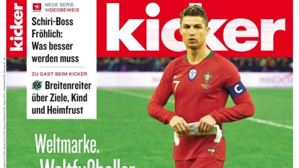 'Kicker' y su portada sobre CR7: "¿campeón del mundo?"