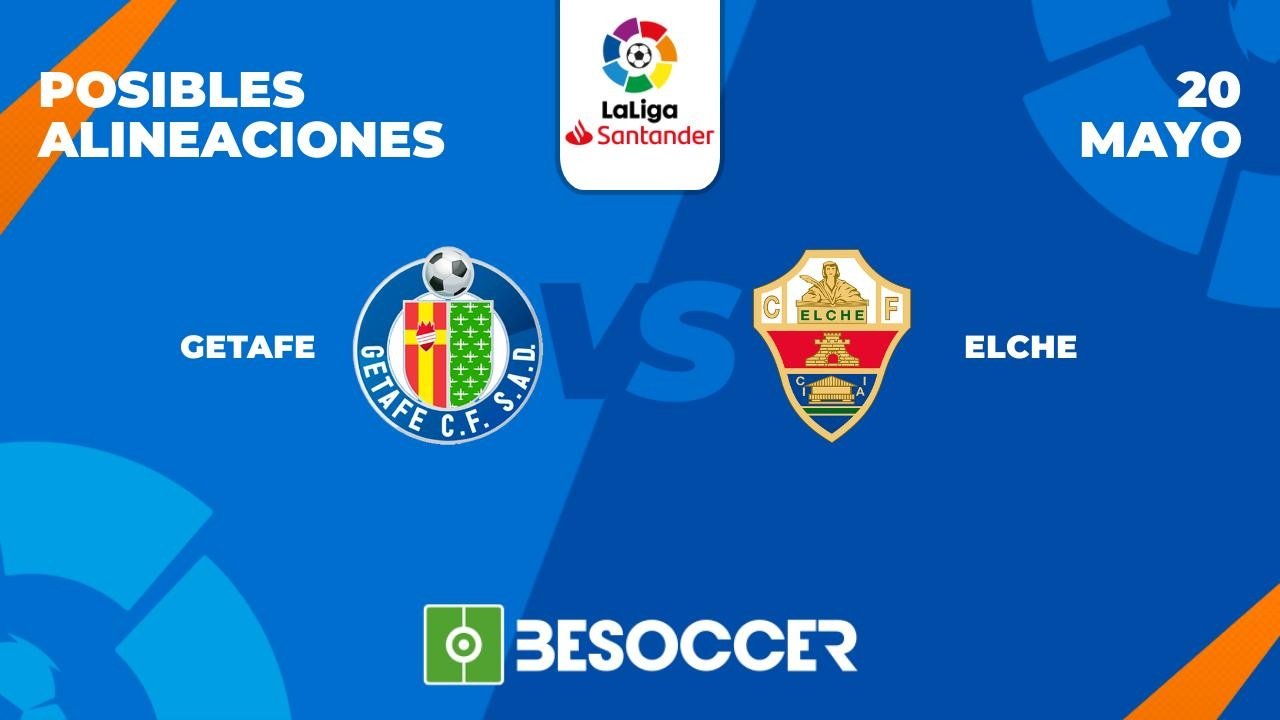 Posibles alineaciones del Getafe vs Elche