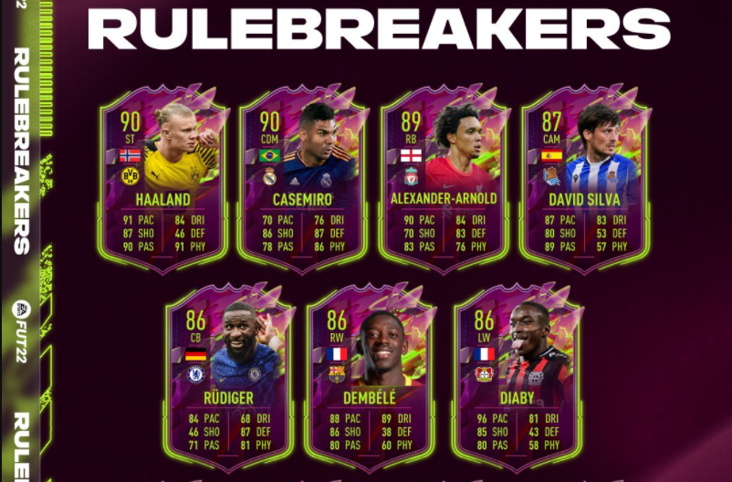 Este el primer equipo del Rulebreakers de FIFA 22