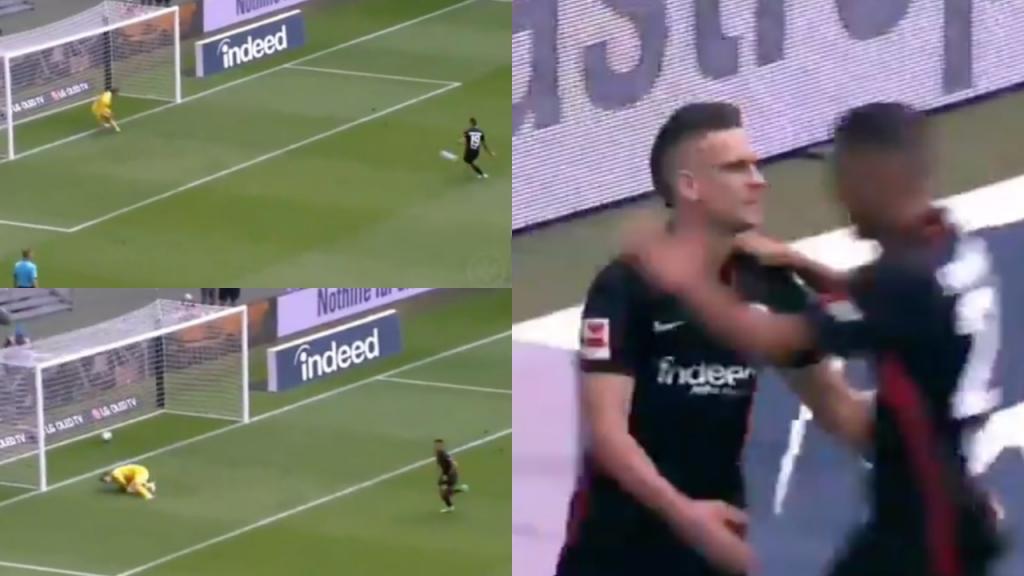 ¡Debut y gol! Santos Borré se estrenó a lo grande en el Eintracht