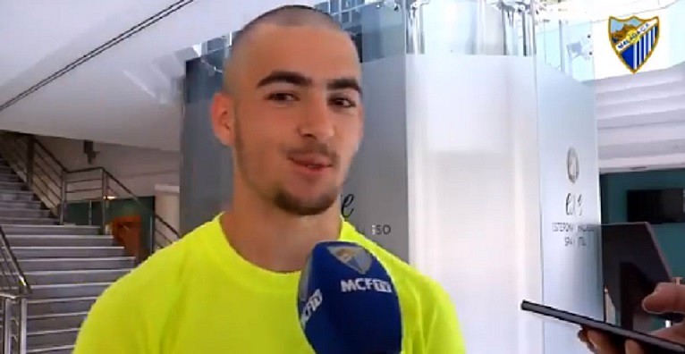 Ramón Enríquez, el canterano del Málaga que vive un sueño