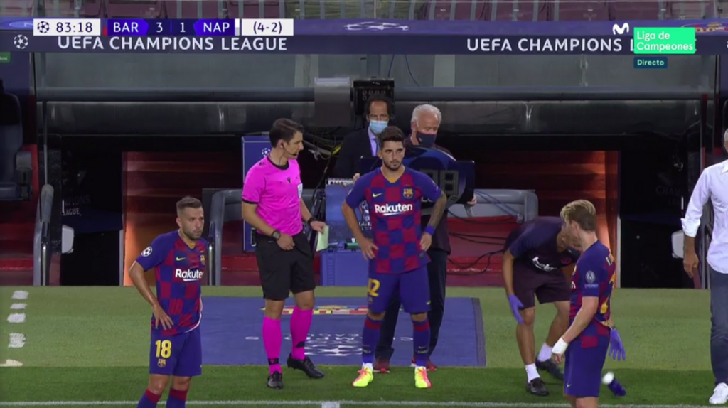 Por fin debutó Monchu, capitán y estrella de la cantera del Barça