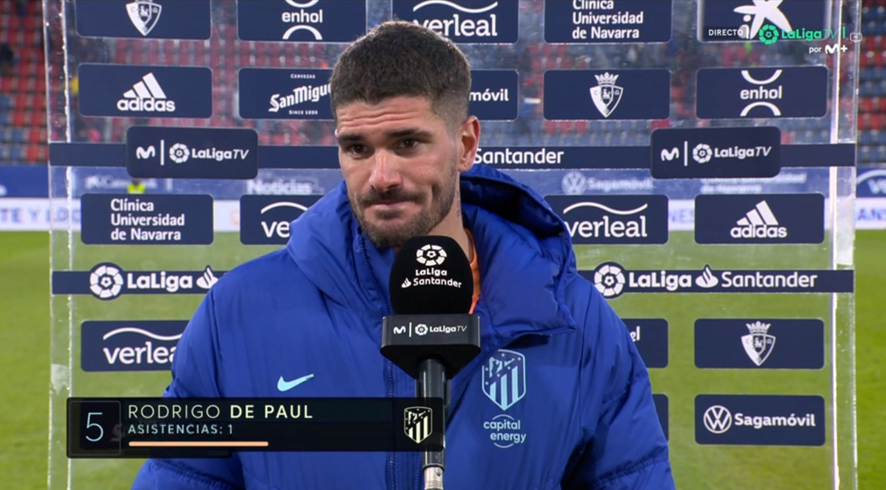De Paul still thinking about Real Madrid: "It was an undeserved blow"