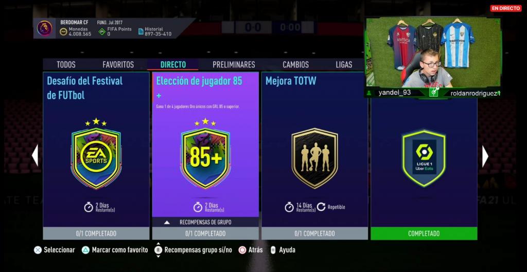 FIFA 21: nuevo 'player pick +85' y solución a su SBC