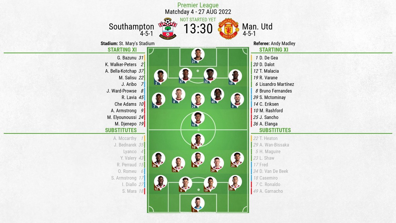 Southampton v Man Utd - as it happened