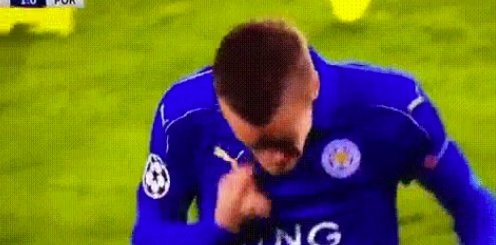 El 'gif' de Vardy enfurecido que se hizo viral